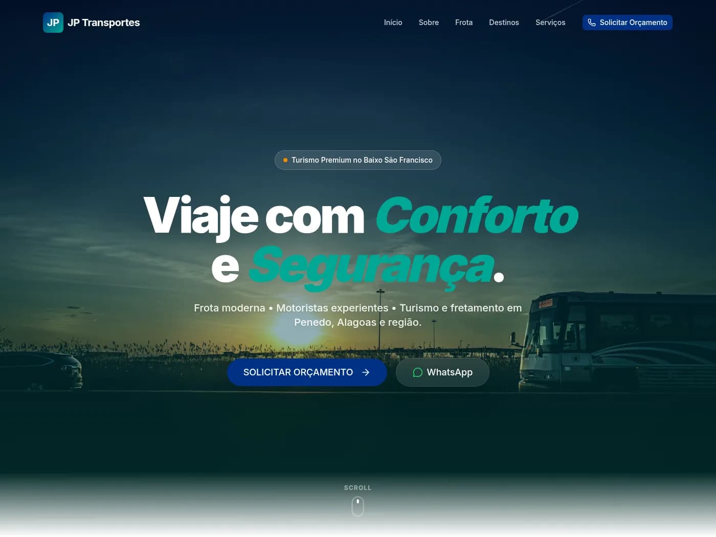 JP Transportes Cinematic Web