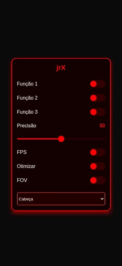 jrX Control Panel
