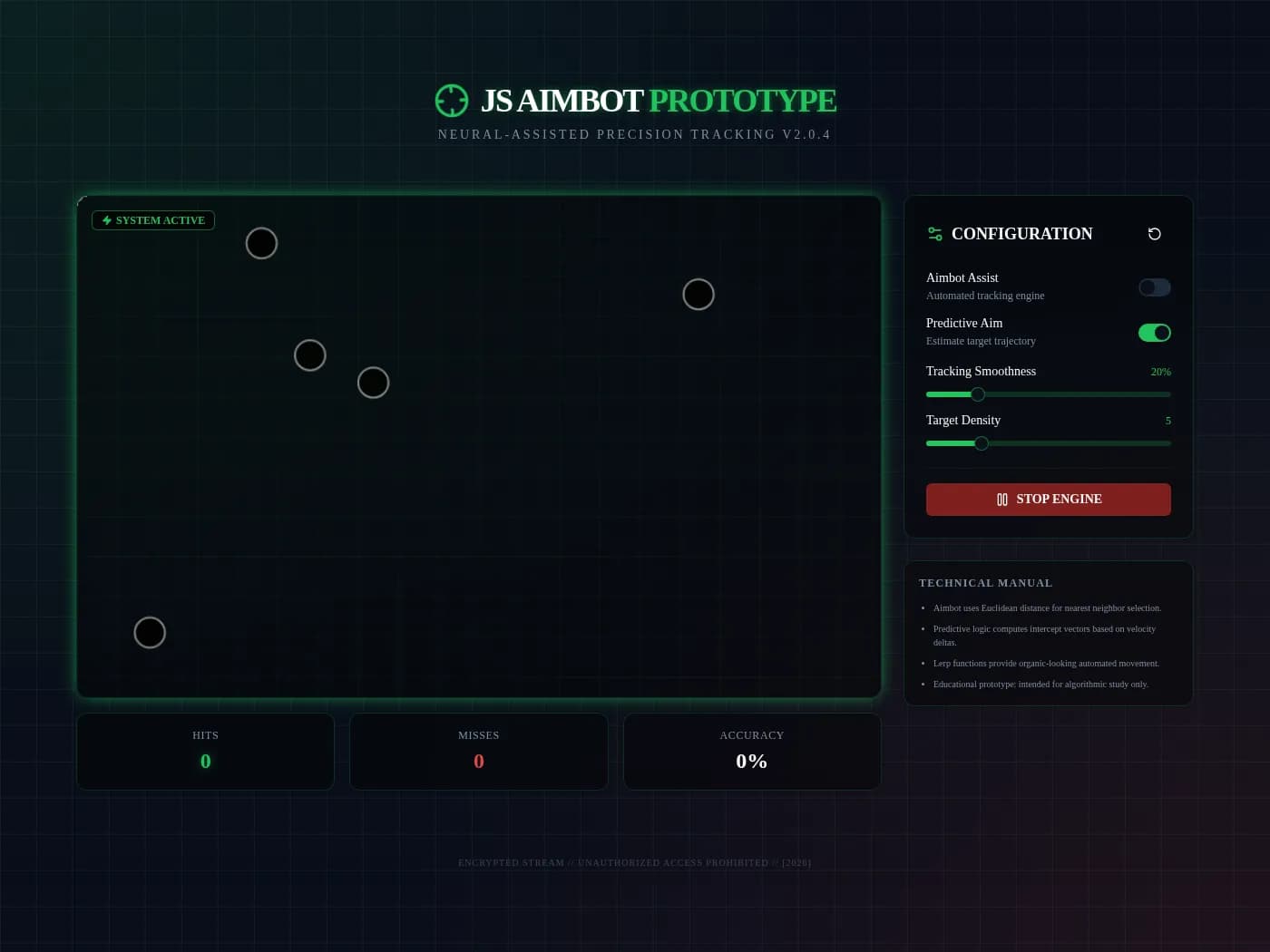 JS AimBot Prototype