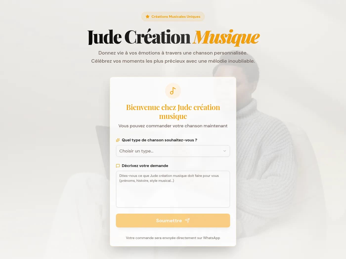 Jude Song Request Form