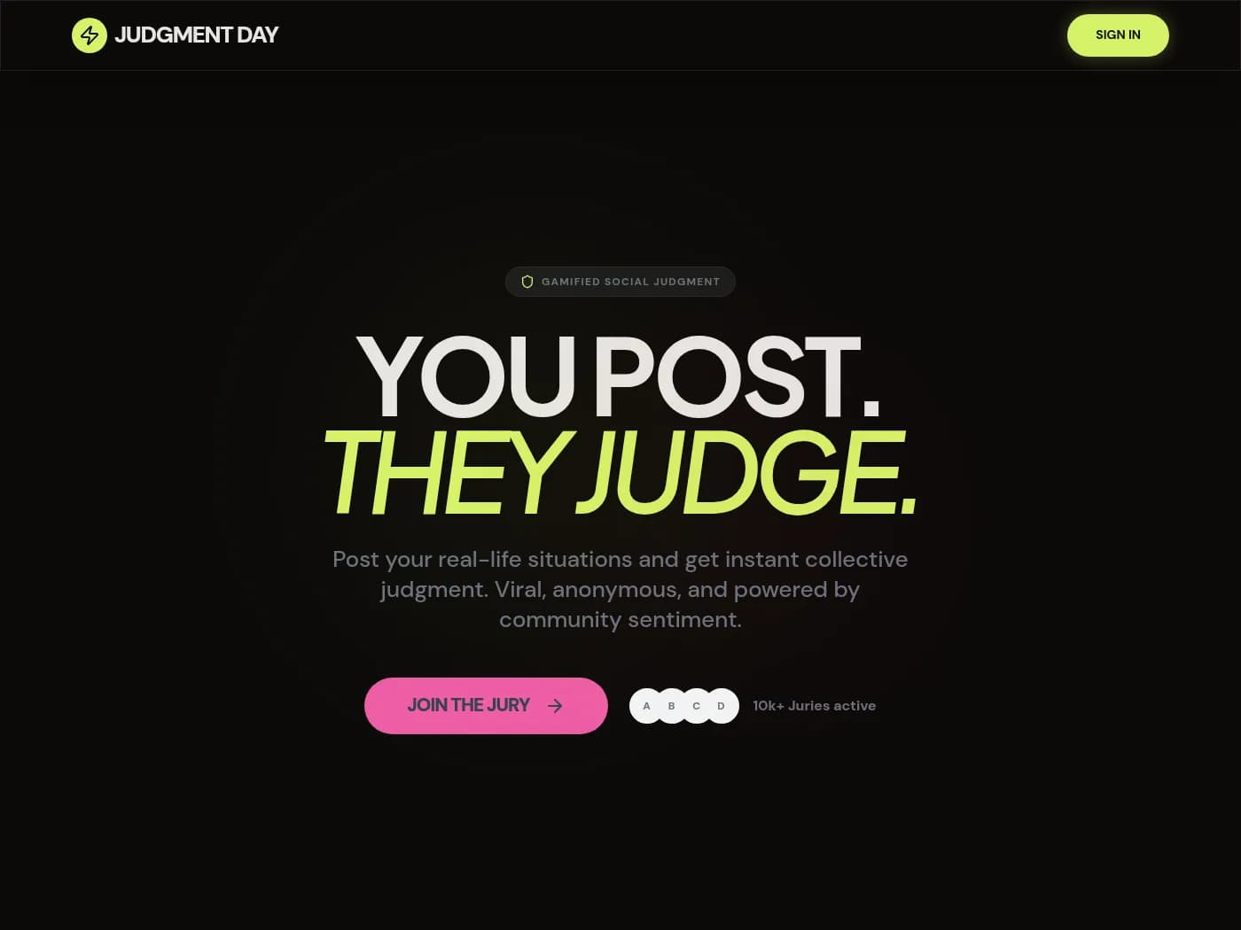Judgment Day Social
