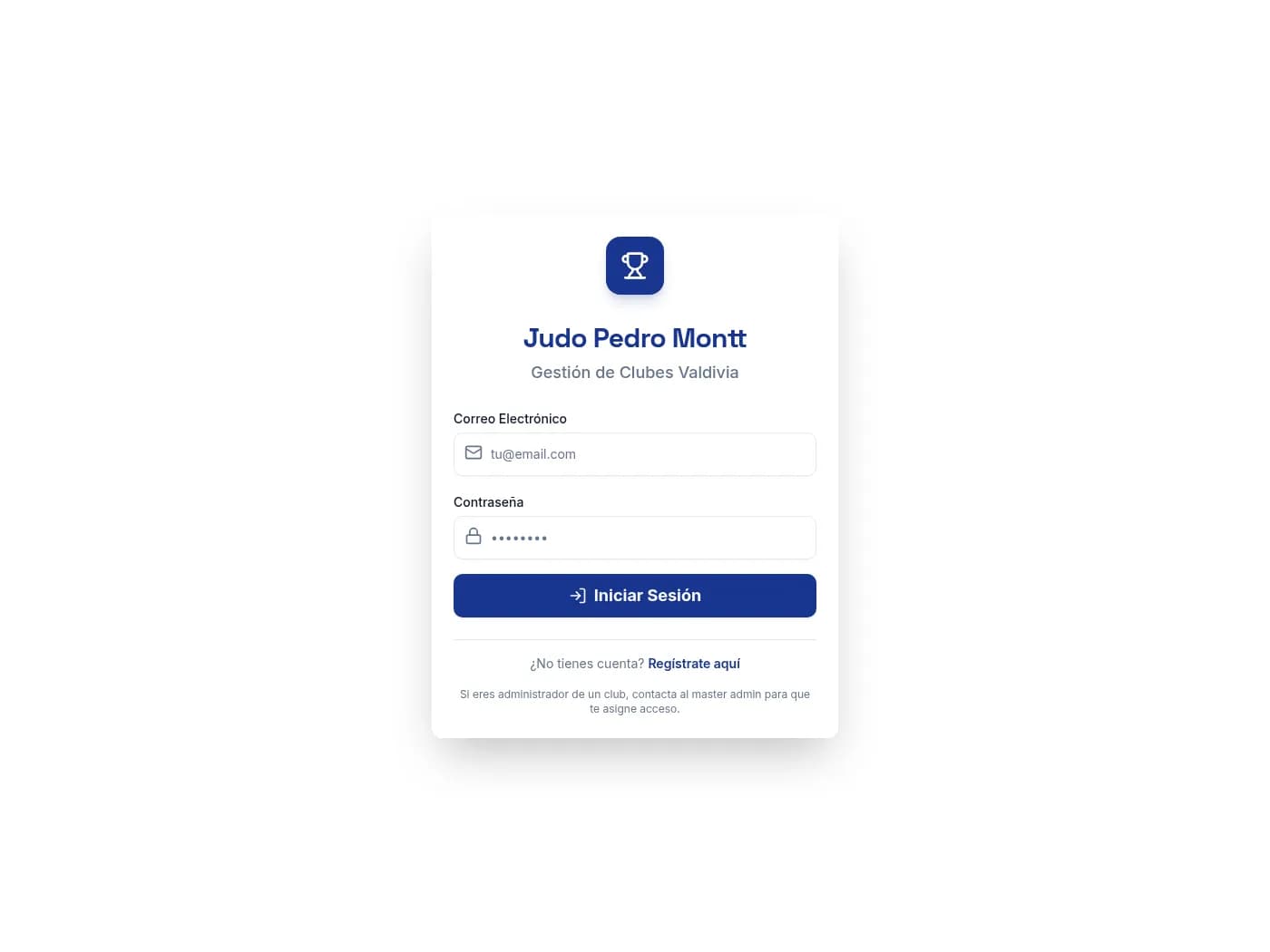 Judo Club Manager