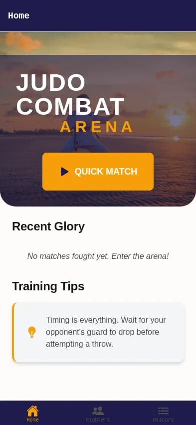 Judo Combat Arena