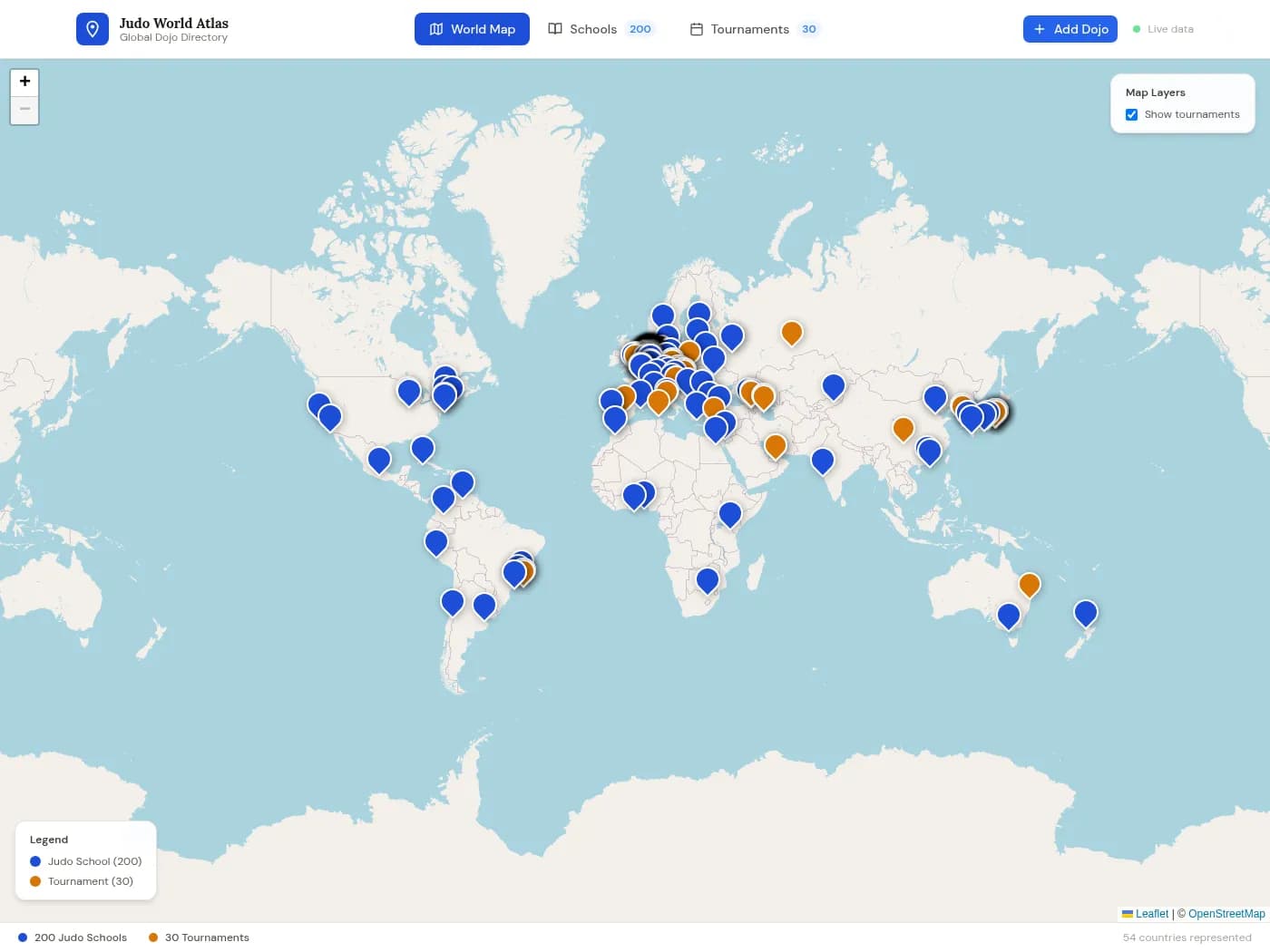 Judo World Atlas