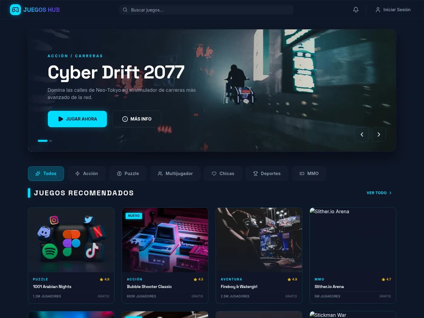 Juegos Clone Hub