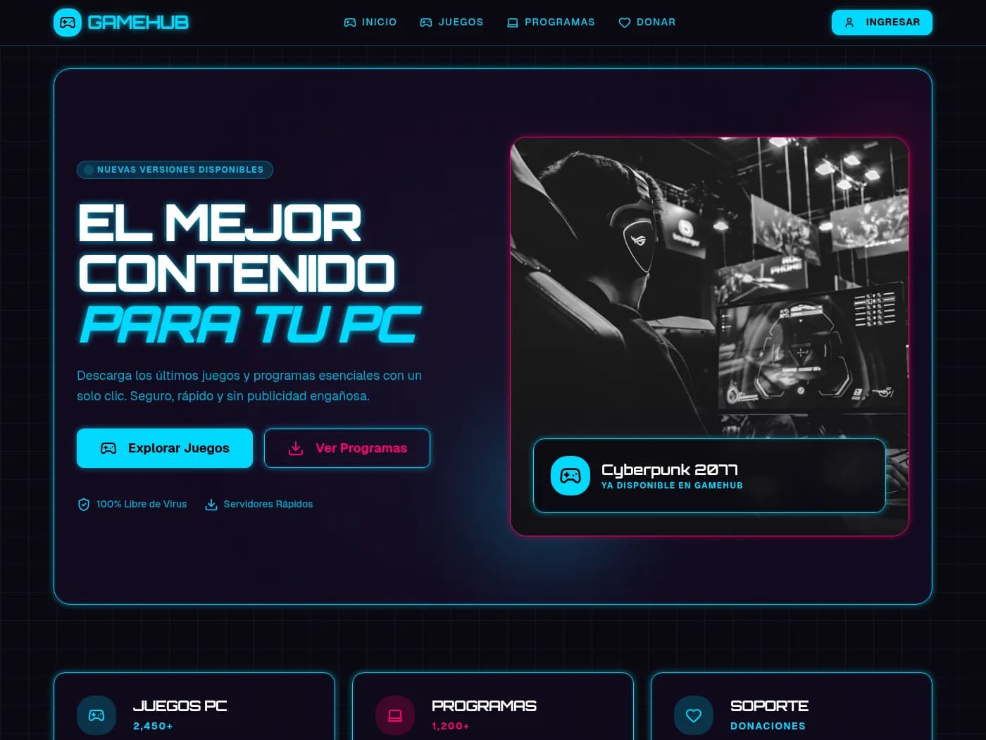 GameHub Descargas PC
