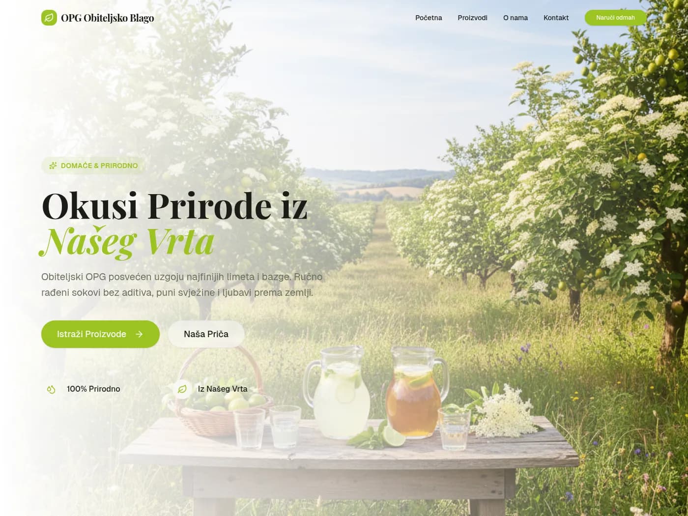 Lime & Elderflower Juice Web