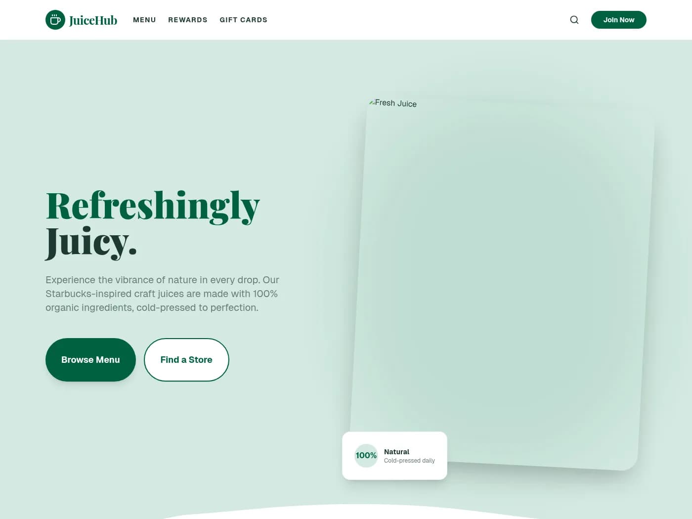 JuiceHub Web Experience