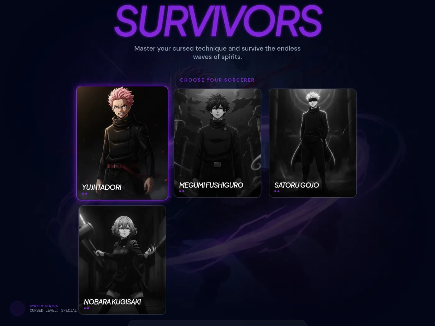 Jujutsu Kaisen Game
