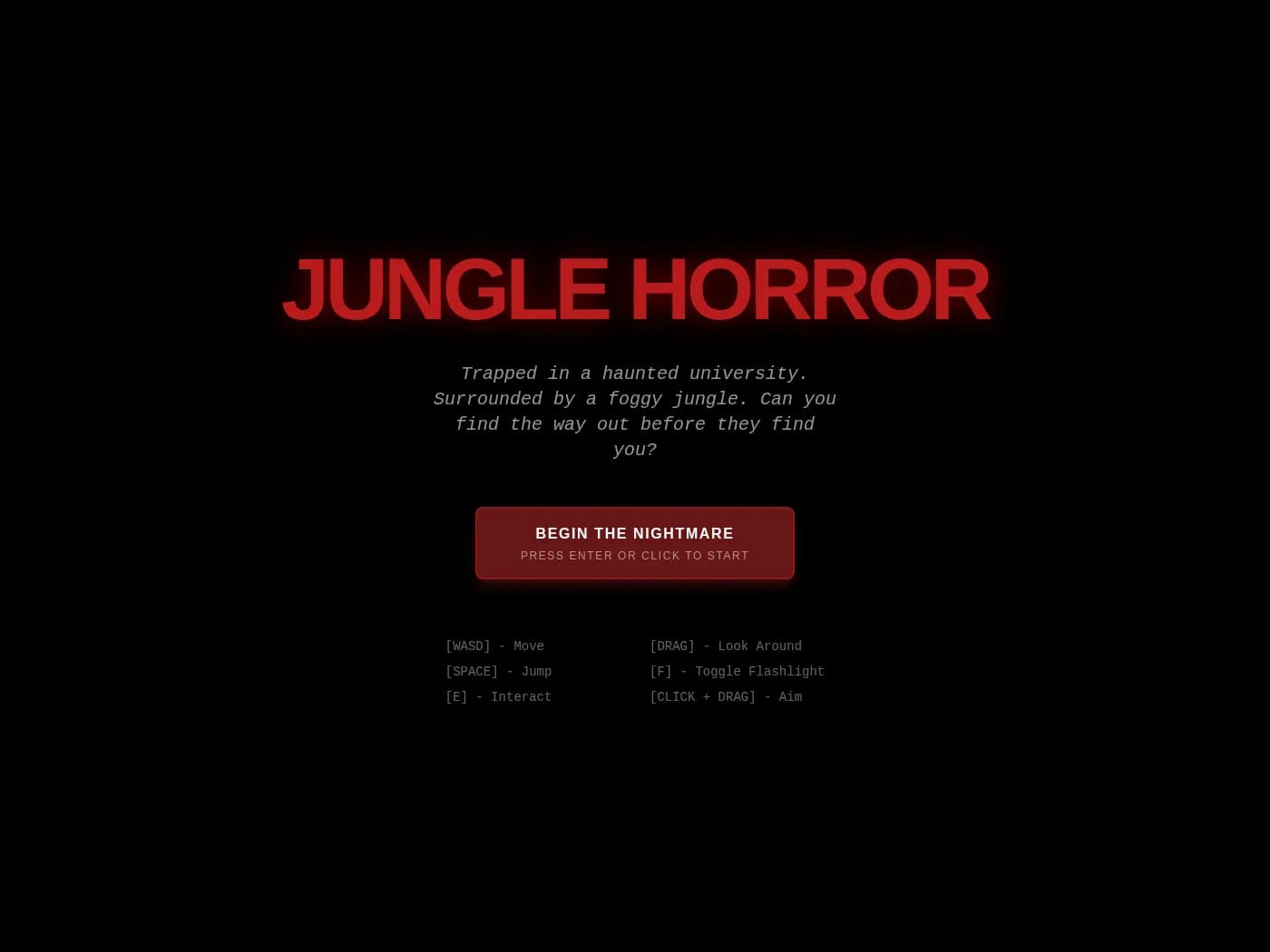 Jungle Horror Escape