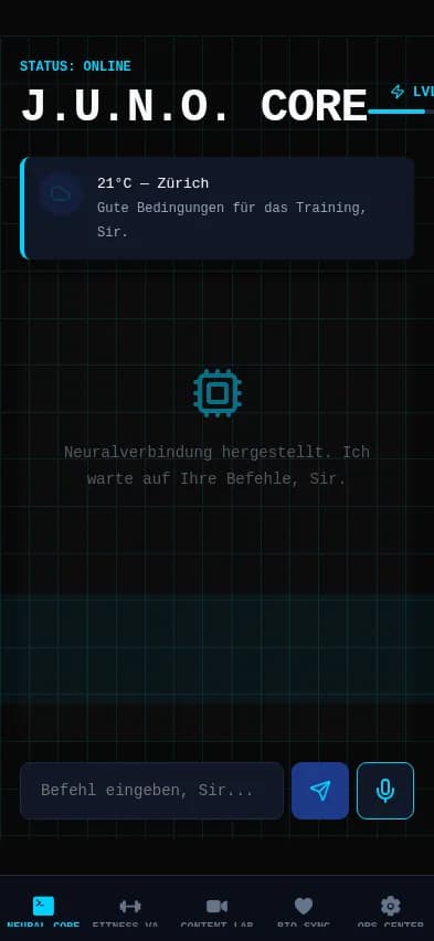 J.U.N.O. AI Fitness Hub