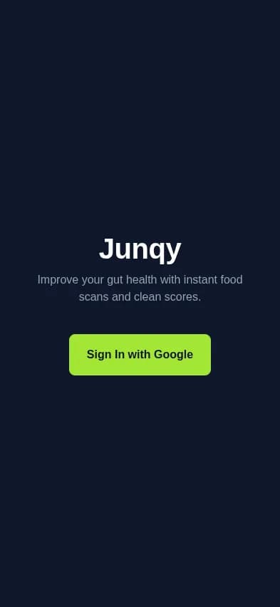 Junqy Gut Health Tracker