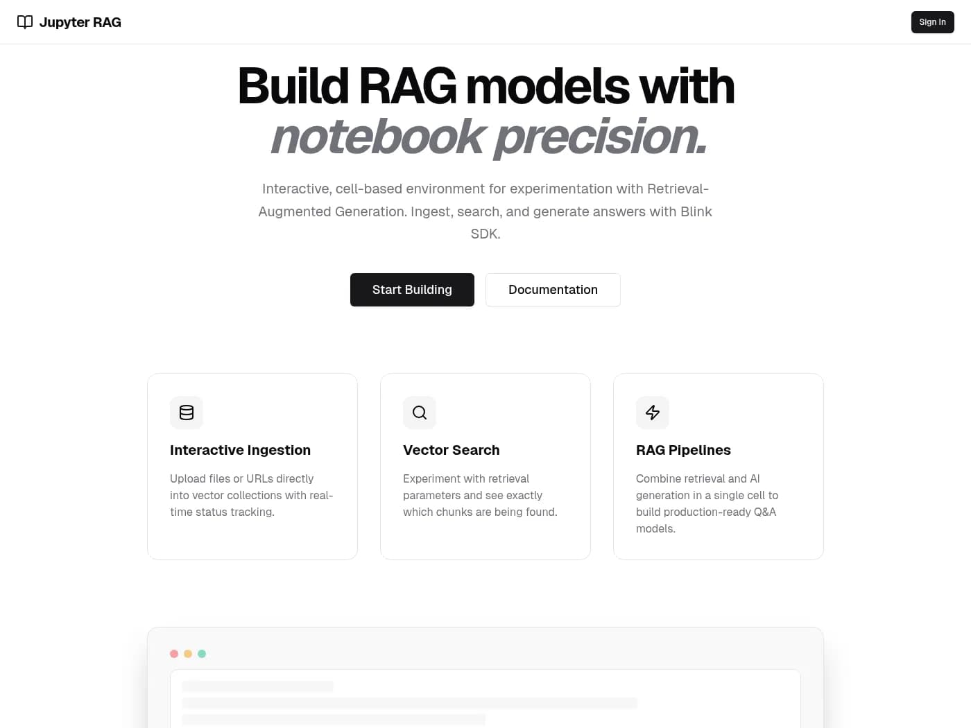 Jupyter RAG Builder