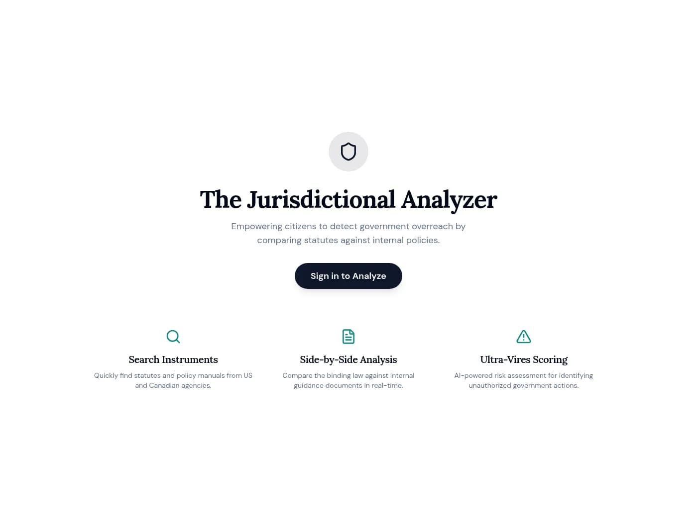 Jurisdictional Analyzer