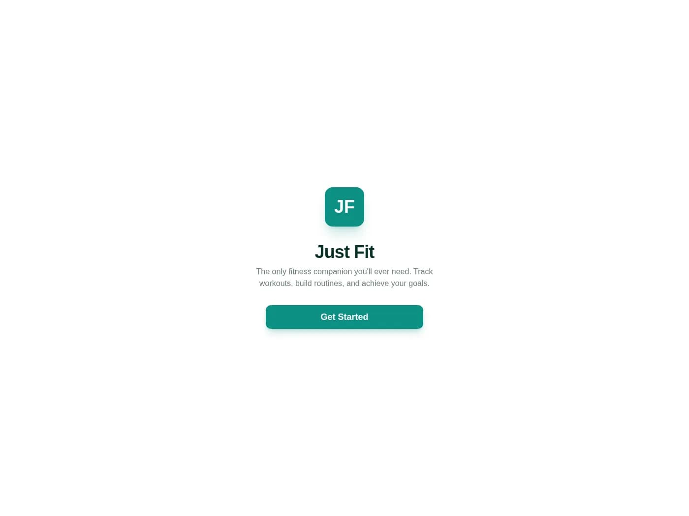 Just Fit App