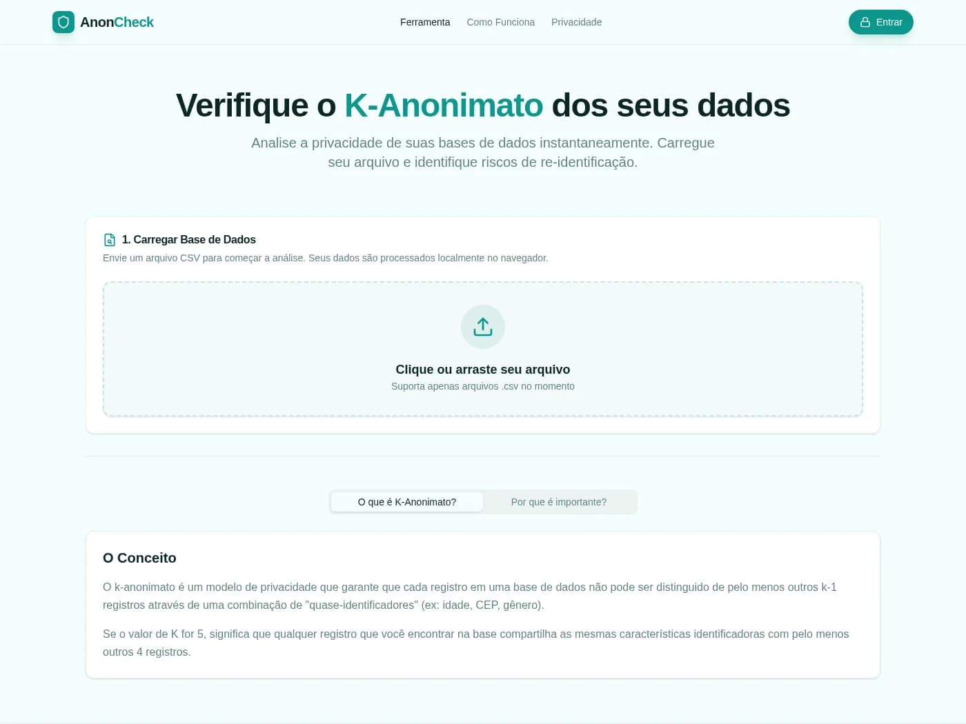 K-Anonymity Checker