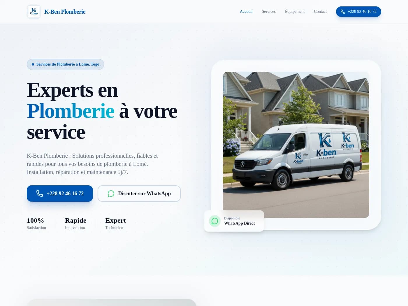 K-Ben Plomberie Web