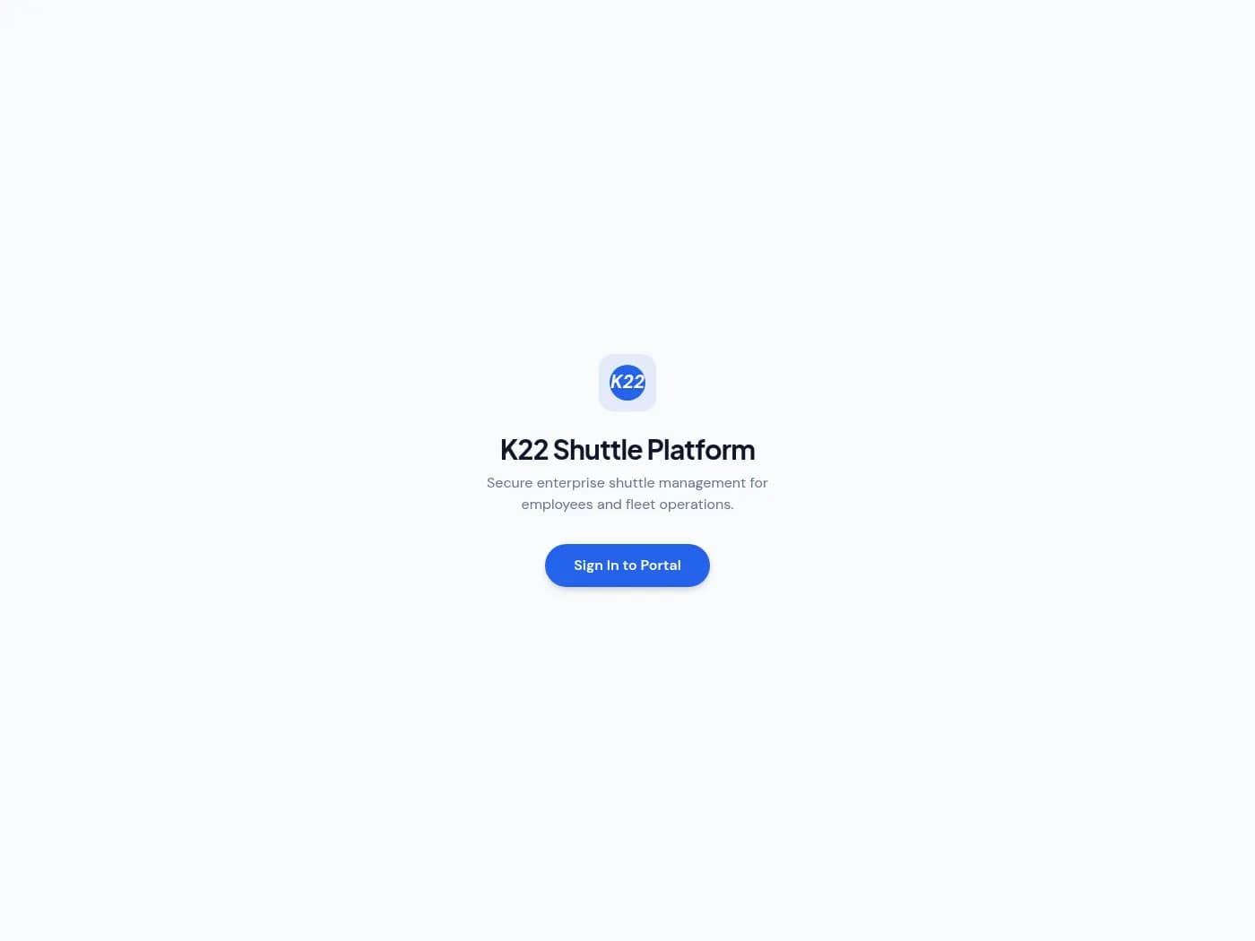 K22 Shuttle Platform