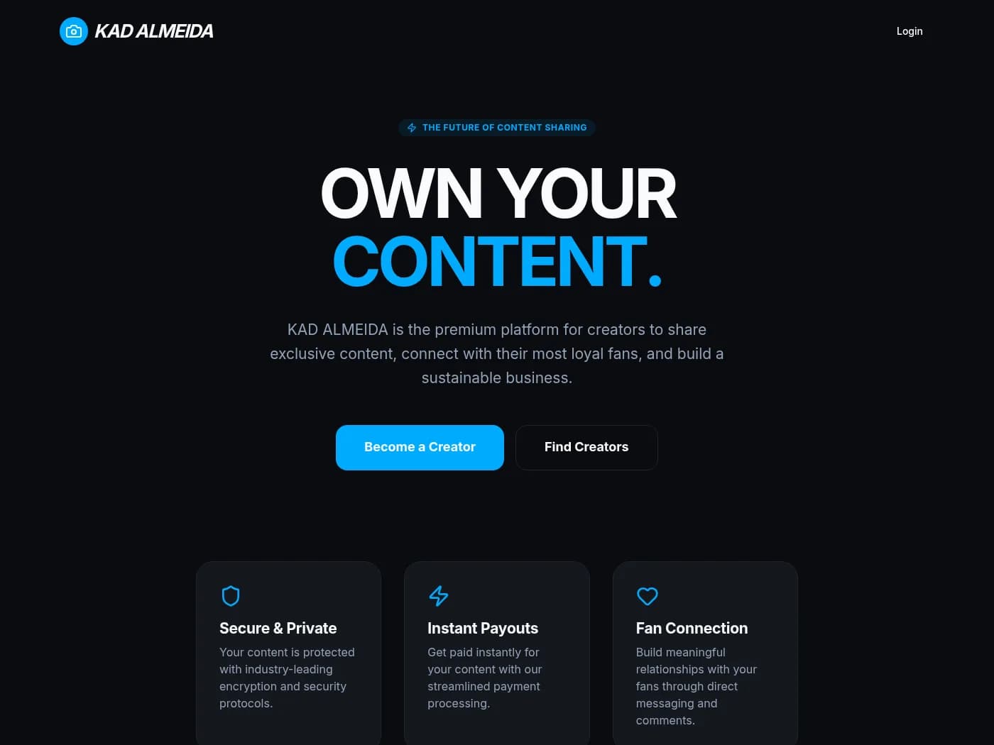 KAD ALMEIDA Creator Hub