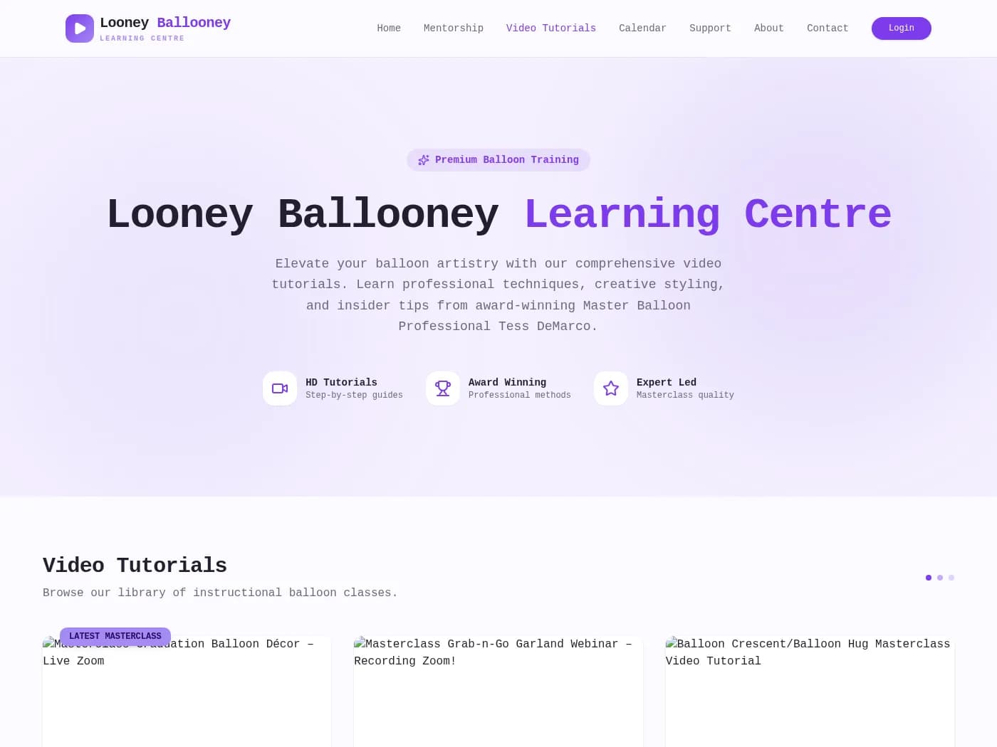 Kadence Webpage Rebuild