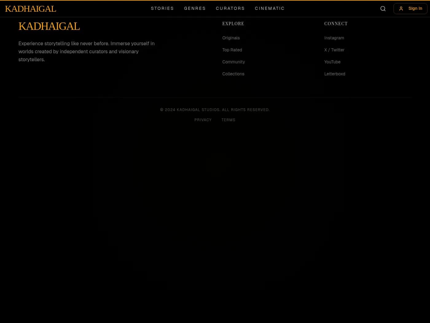 Kadhaigal Stories Portal