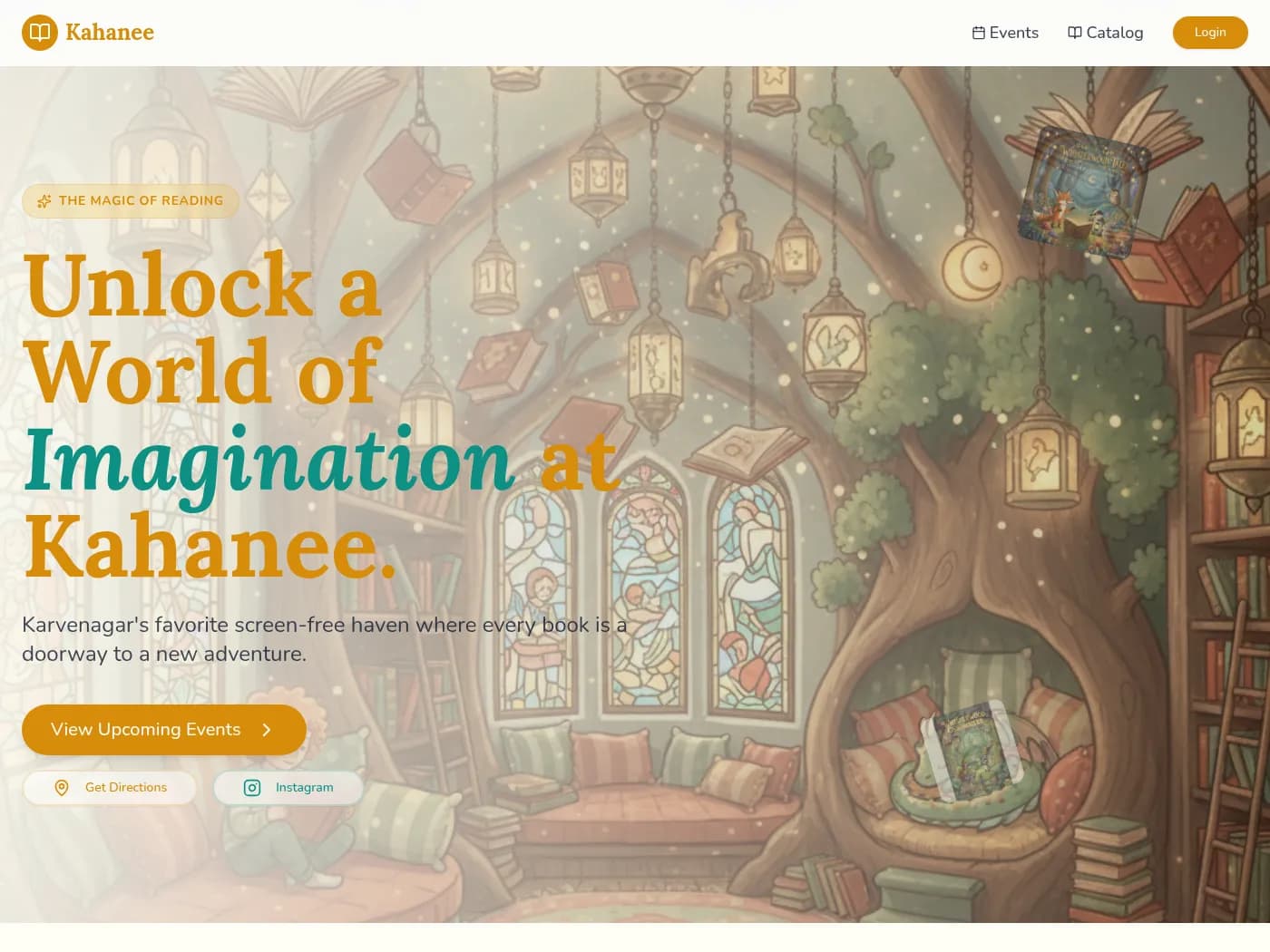 Kahanee Kids Library Web