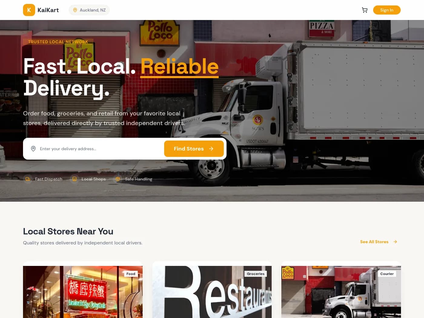 KaiKart Logistics Network