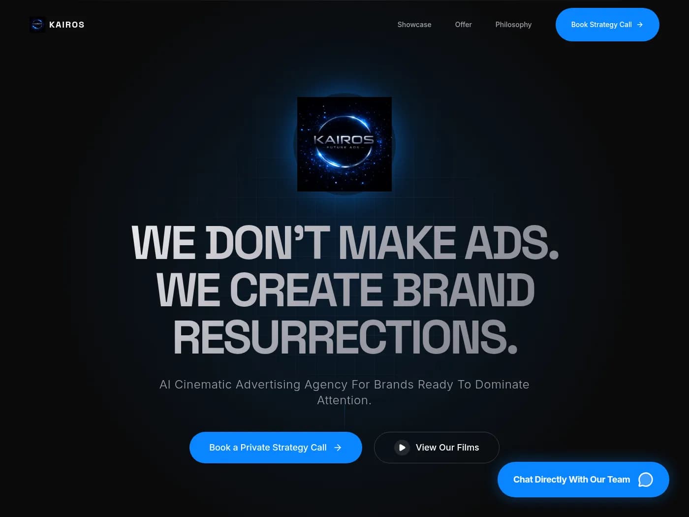 Kairos Future Ads Site