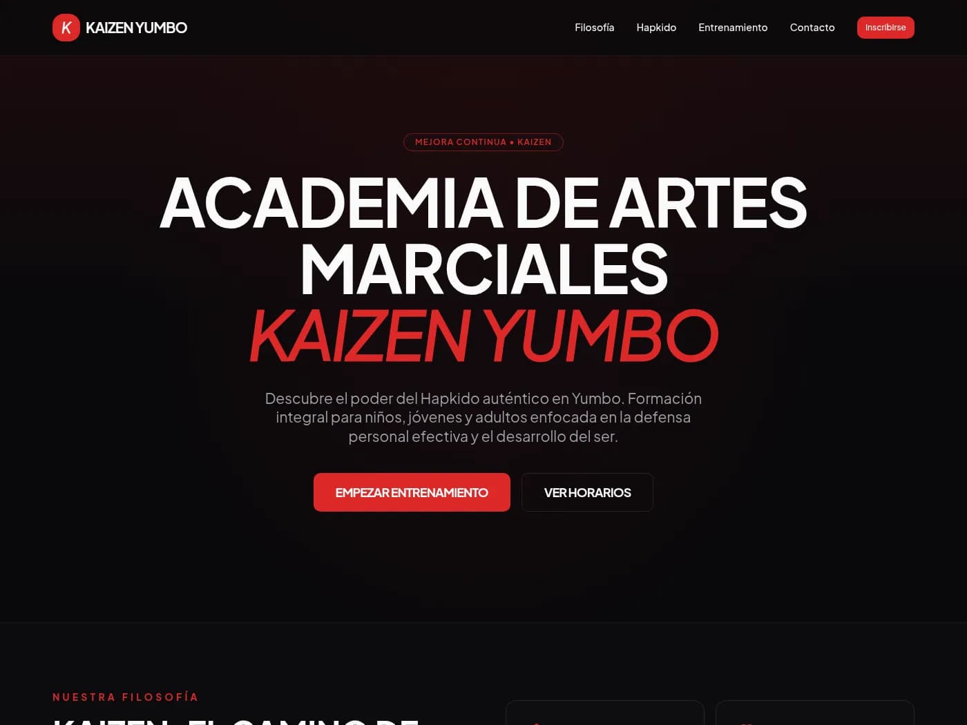 Kaizen Yumbo Hapkido Academy