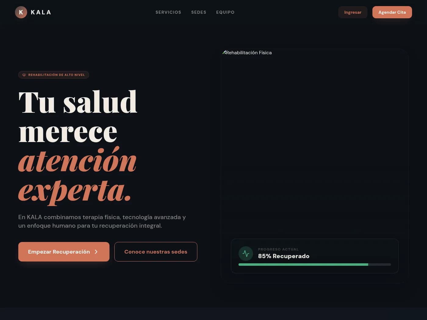 KALA Rehabilitación Web
