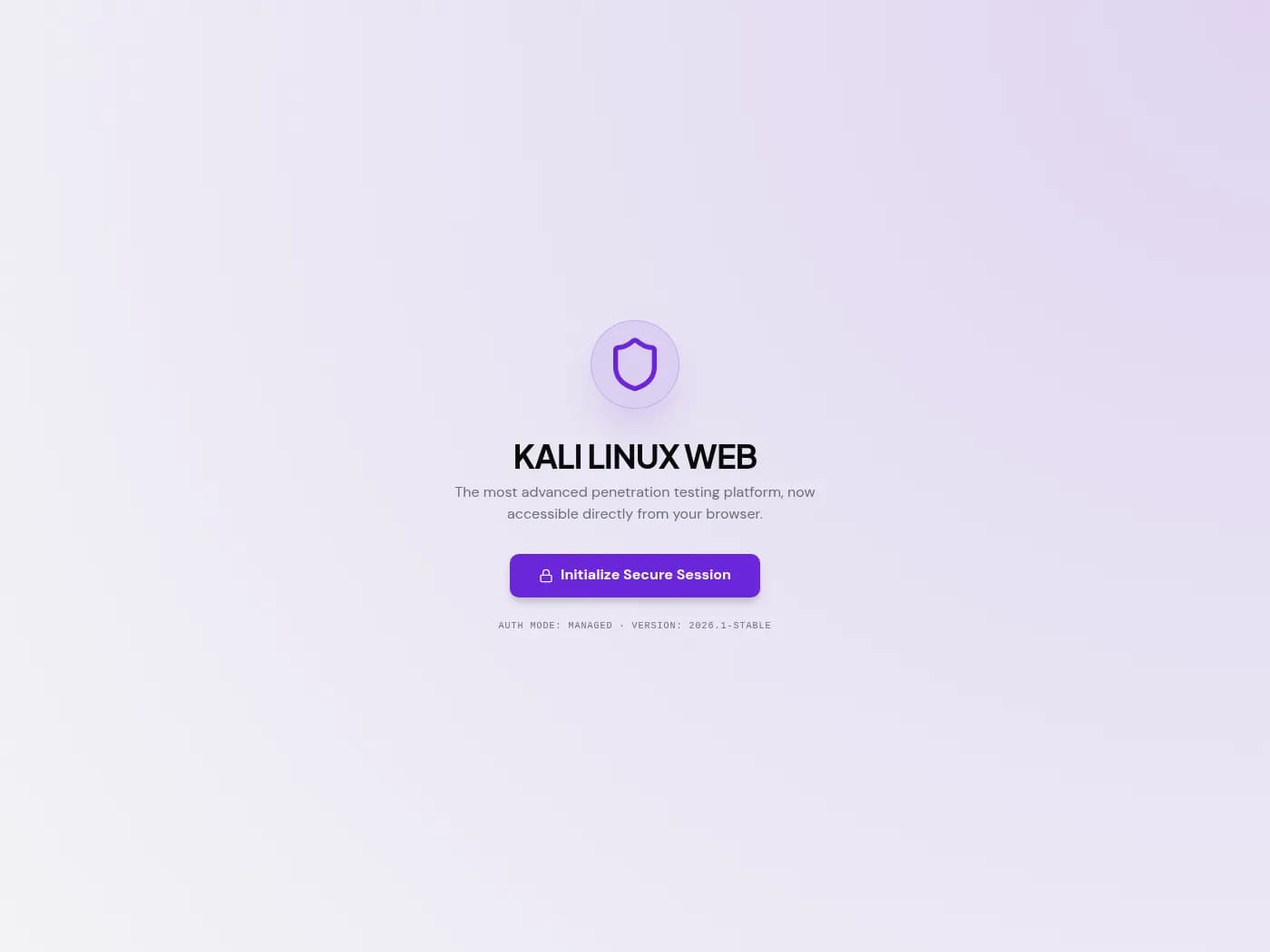 Kali Terminal Web