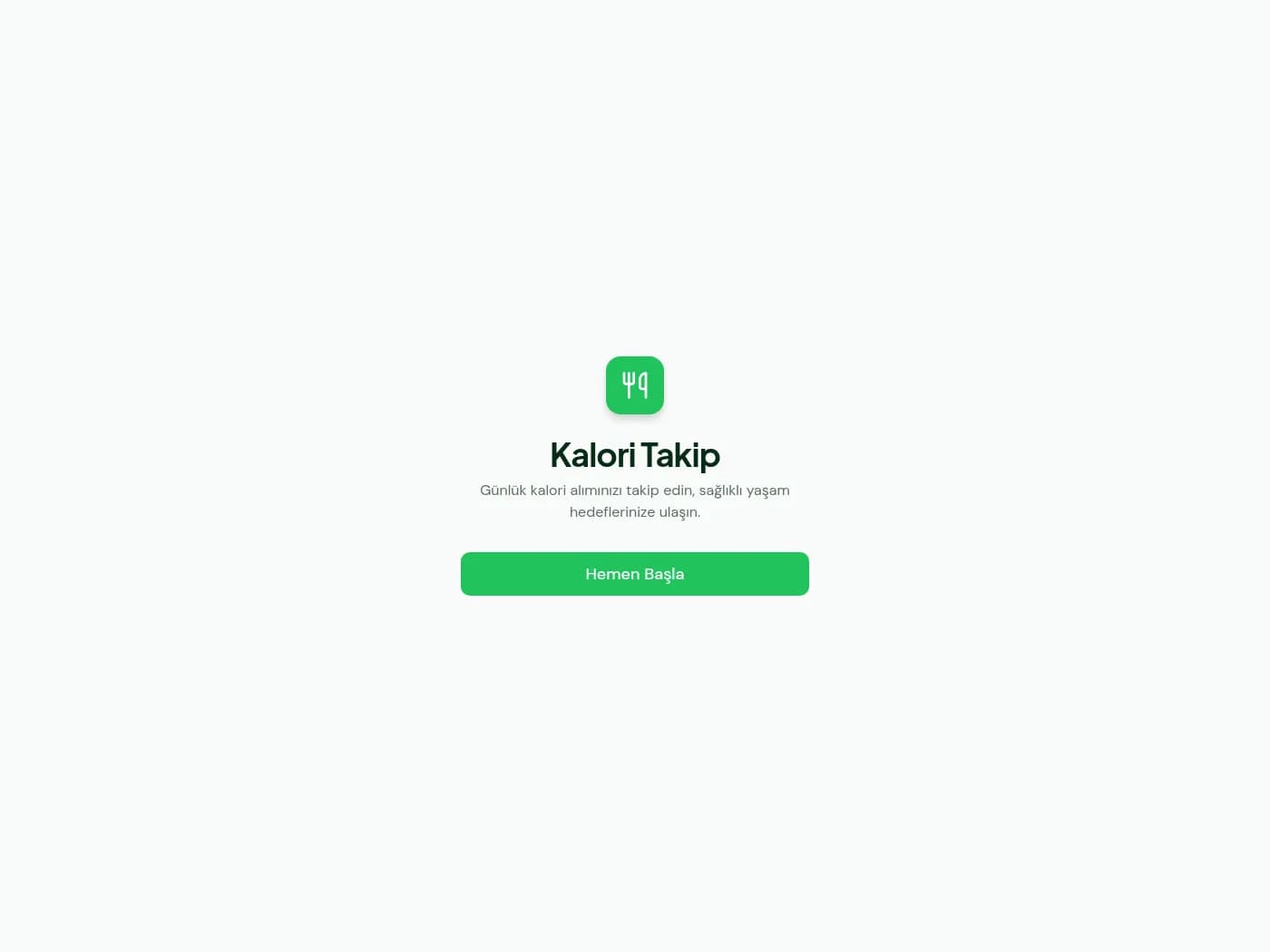Kalori Takip Uygulaması