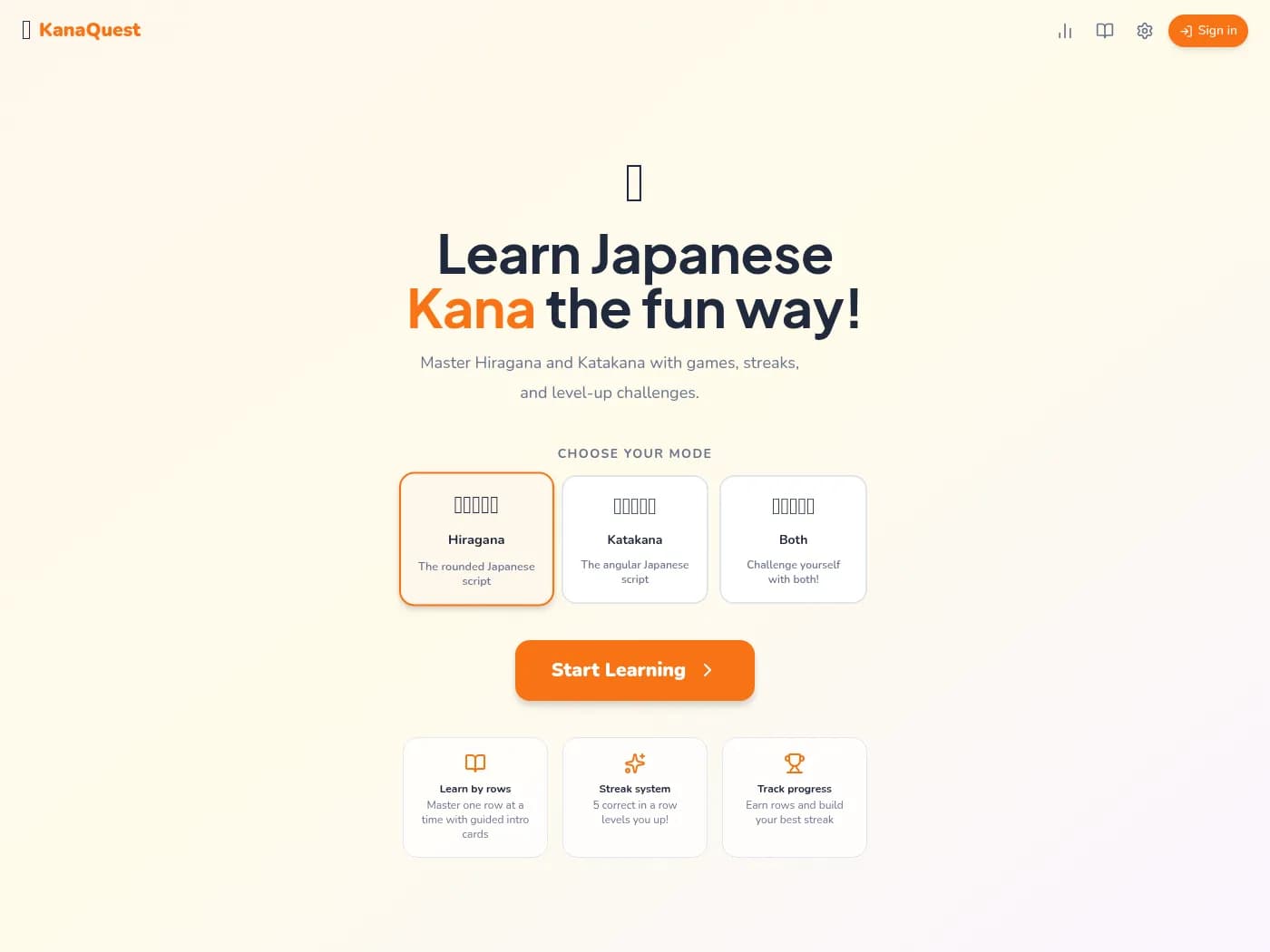 KanaQuest Kids