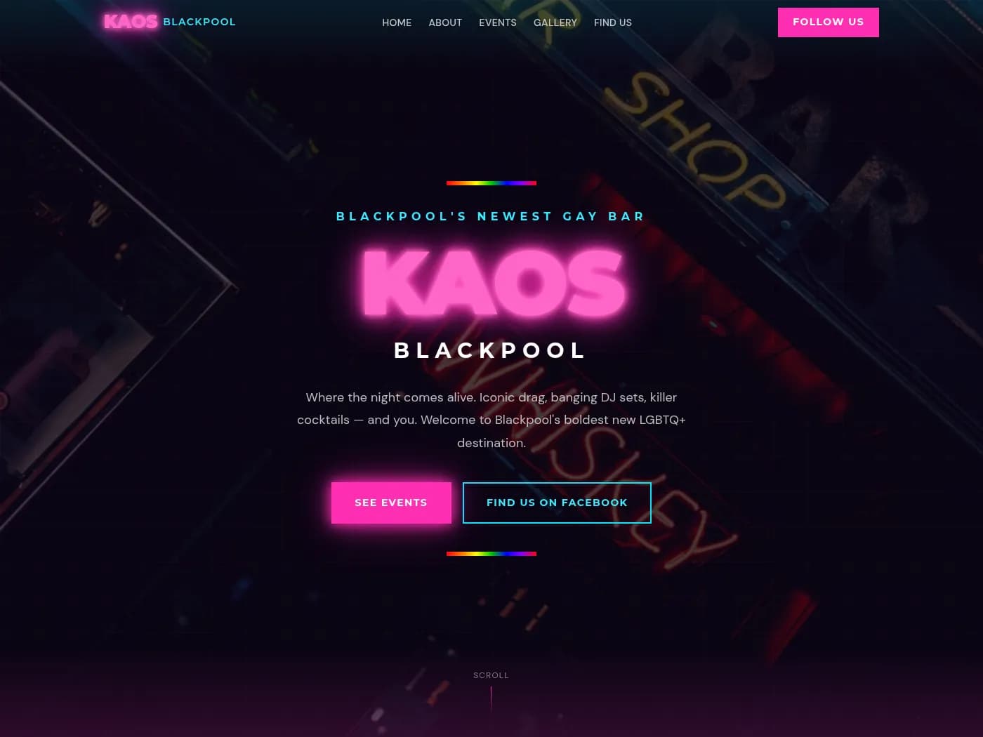 Kaos Blackpool Bar Site