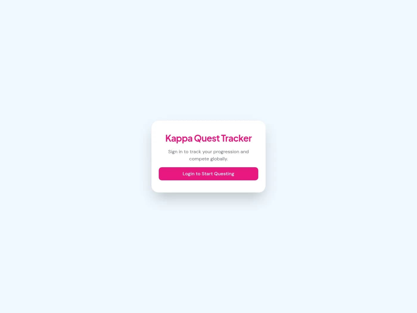 Kappa Quest Tracker