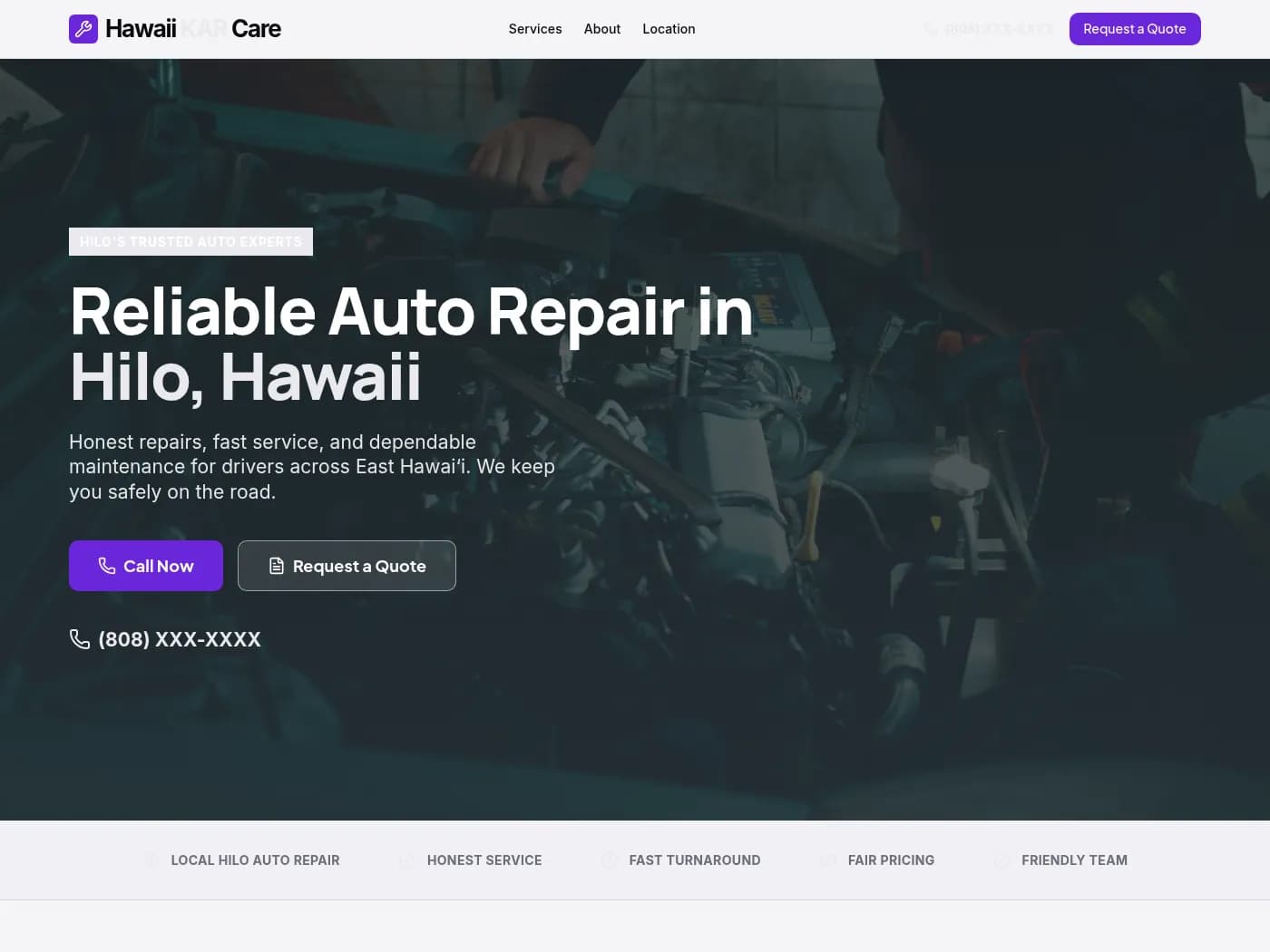 Hilo KAR Care Web