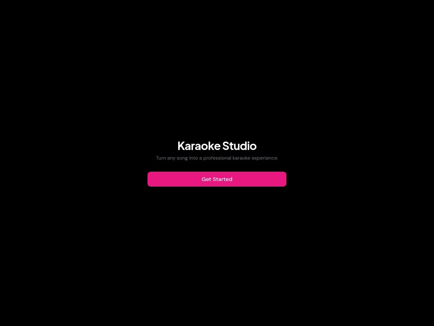 Karaoke Creator Studio