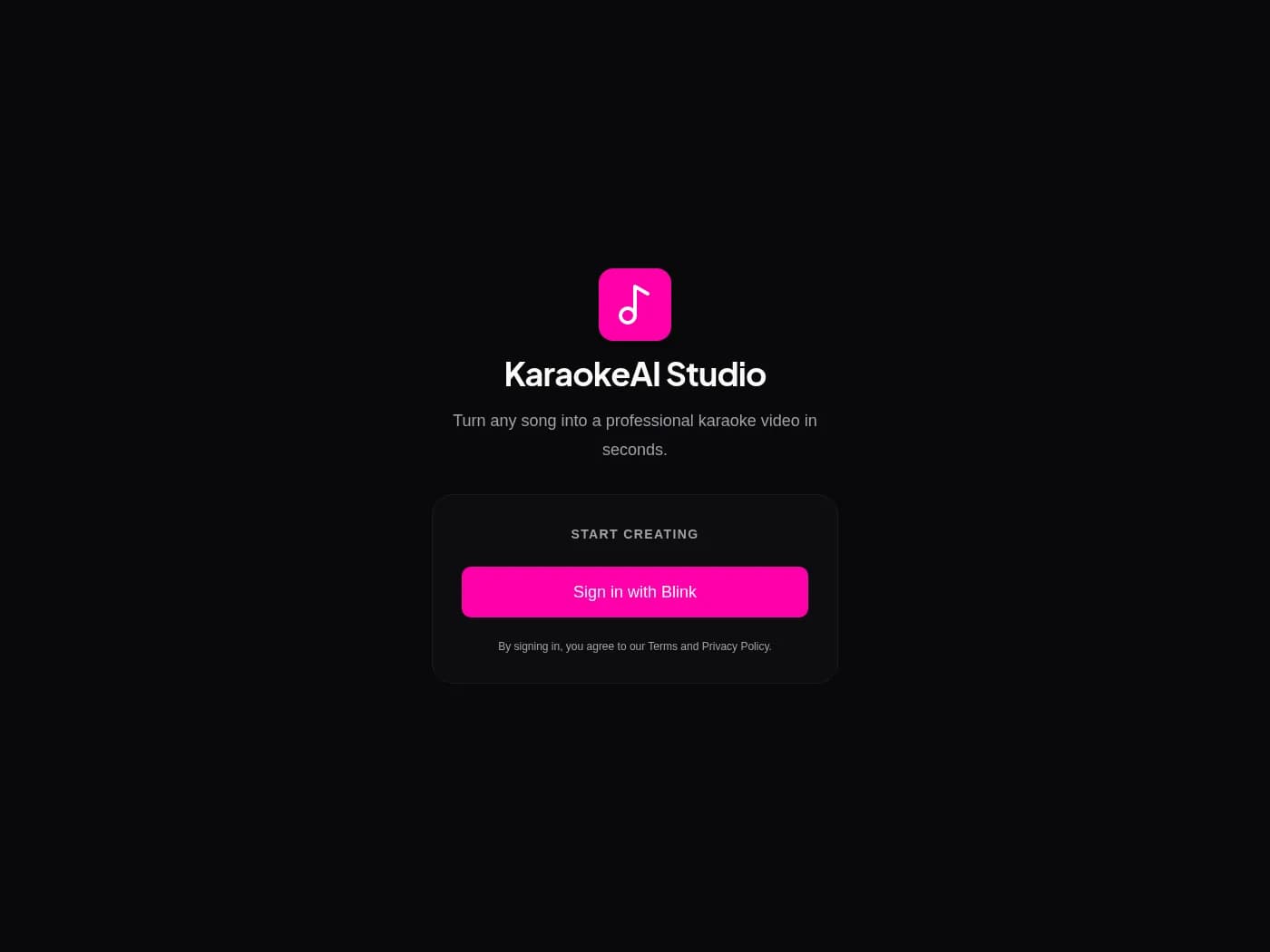 KaraokeAI Studio