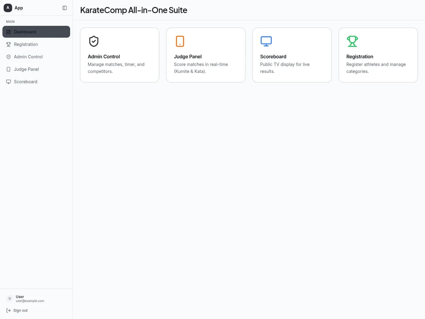 KarateComp All-in-One Suite