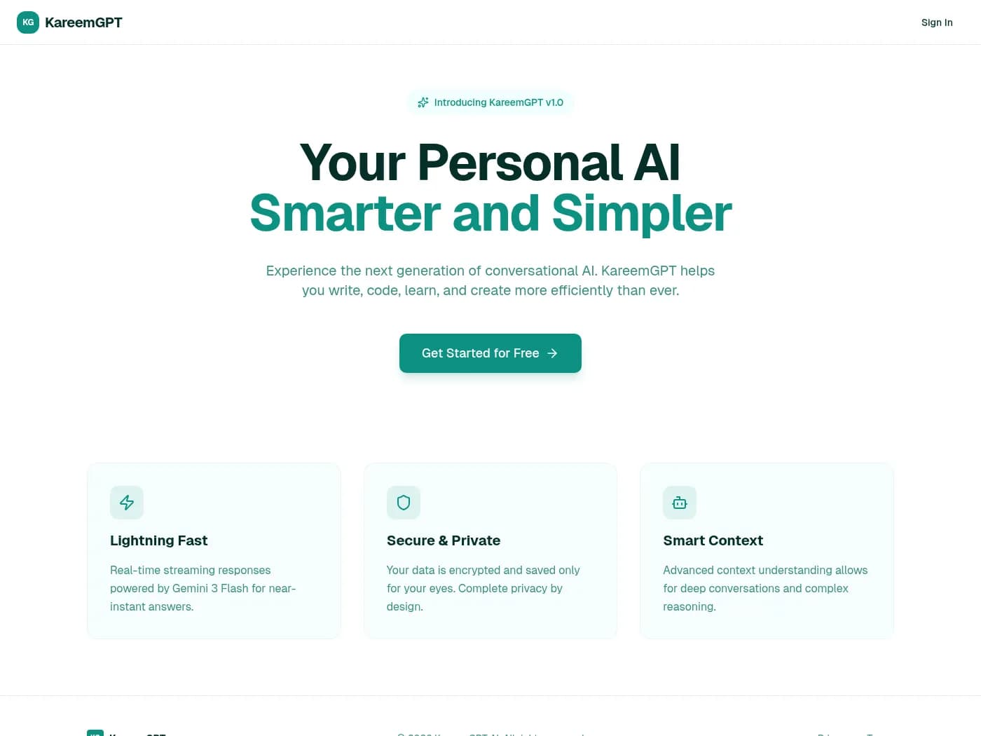 KareemGPT AI Chatbot