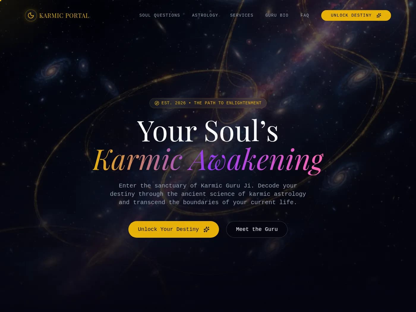 Karmic Portal by Guru Ji