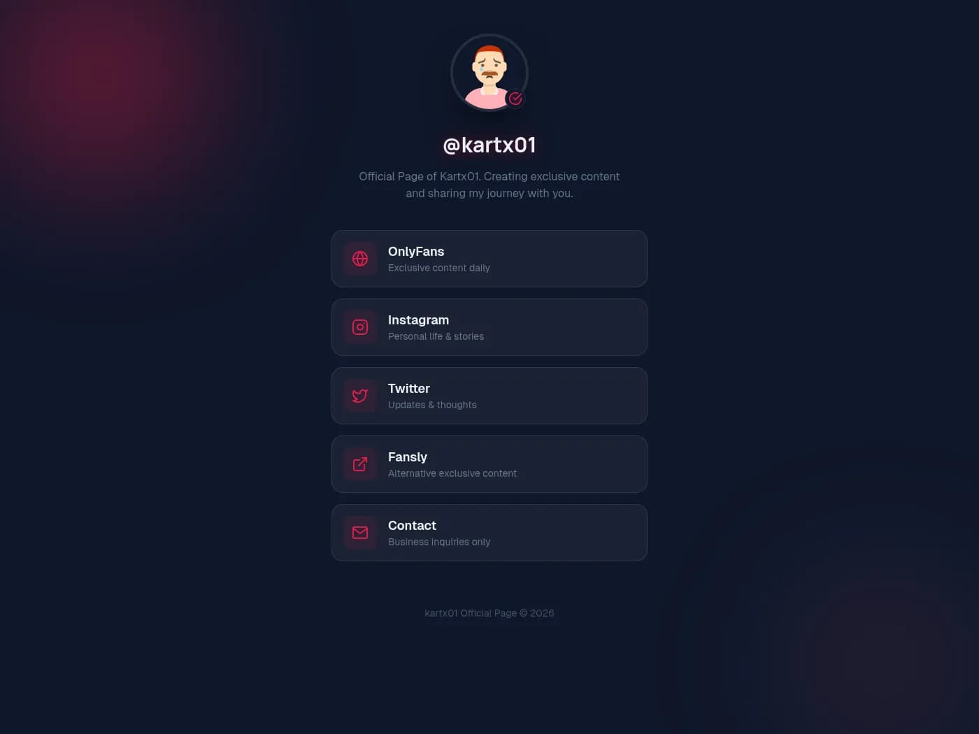 Kartx01 Official Page