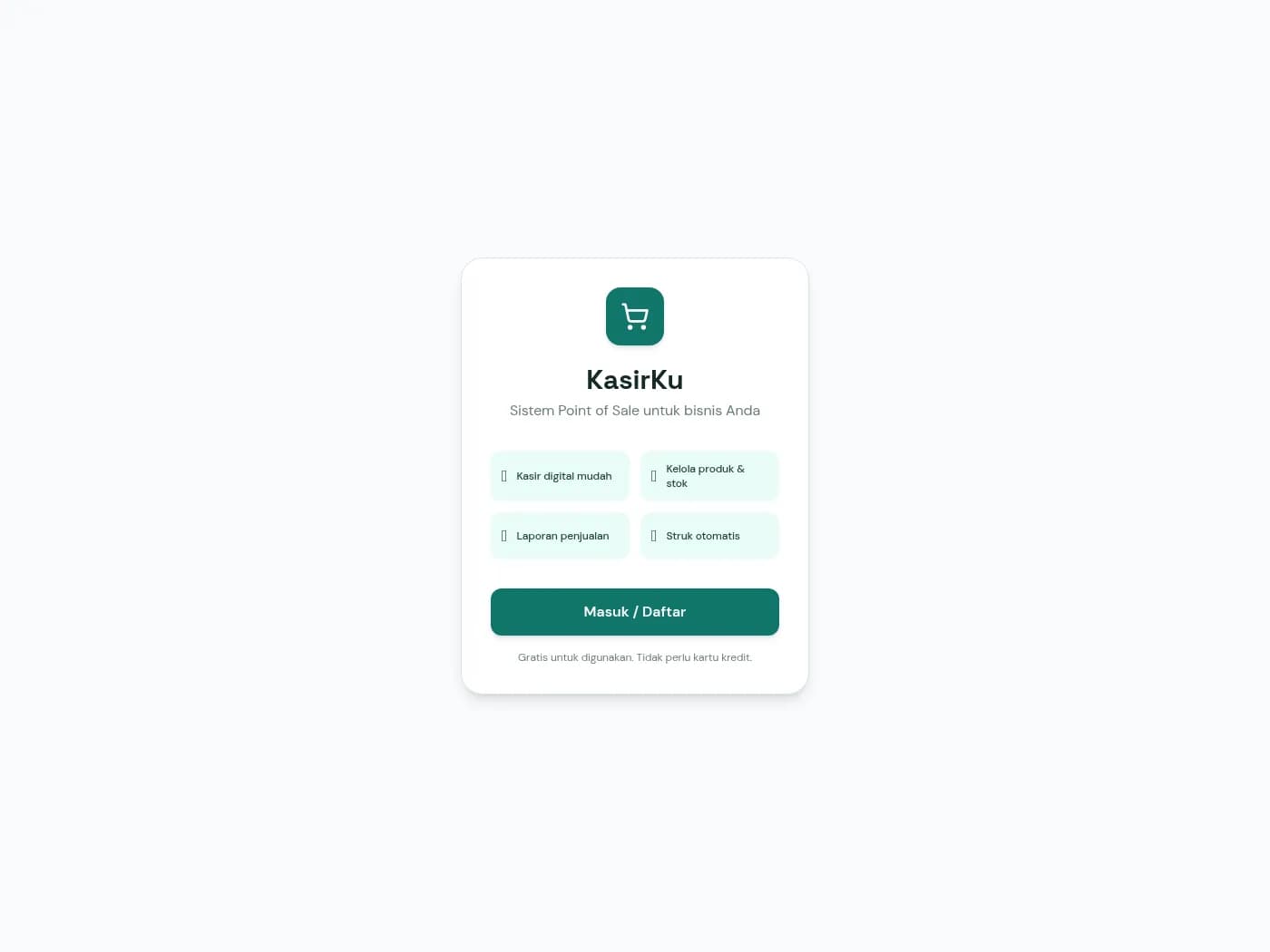 KasirKu POS App