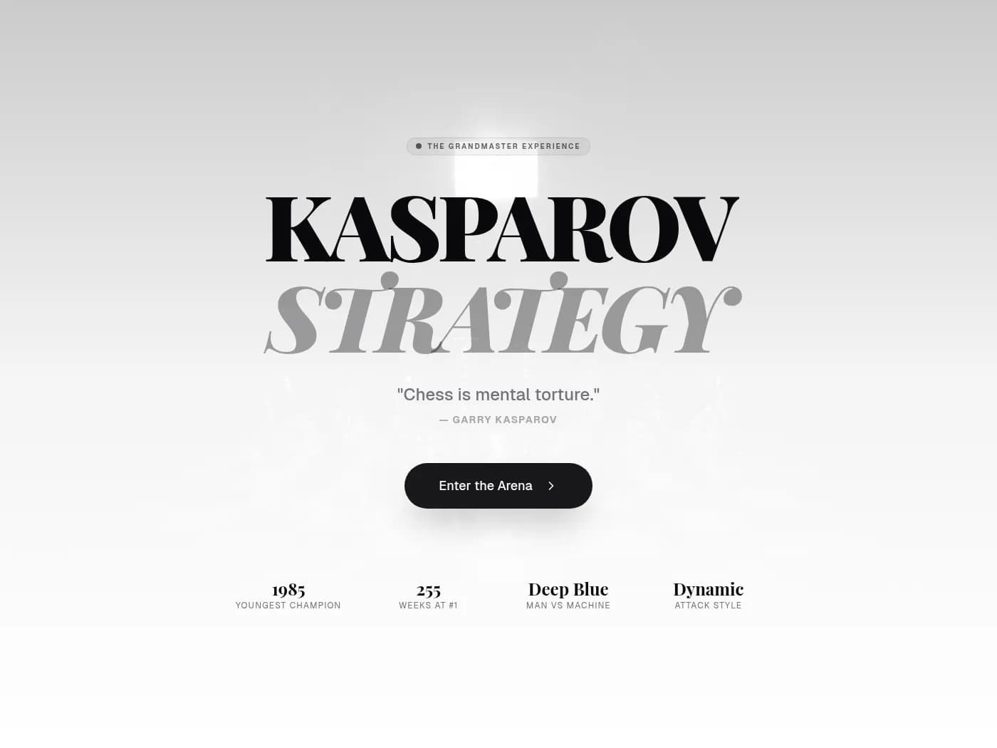 Kasparov Chess Game