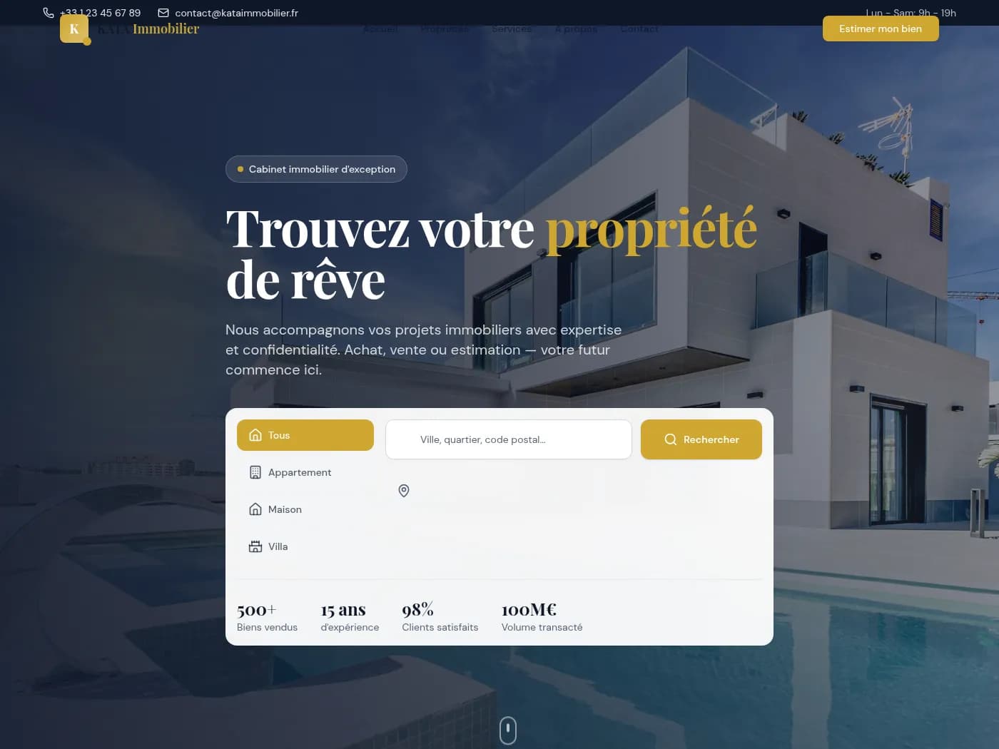 KATA Immobilier Pro Site