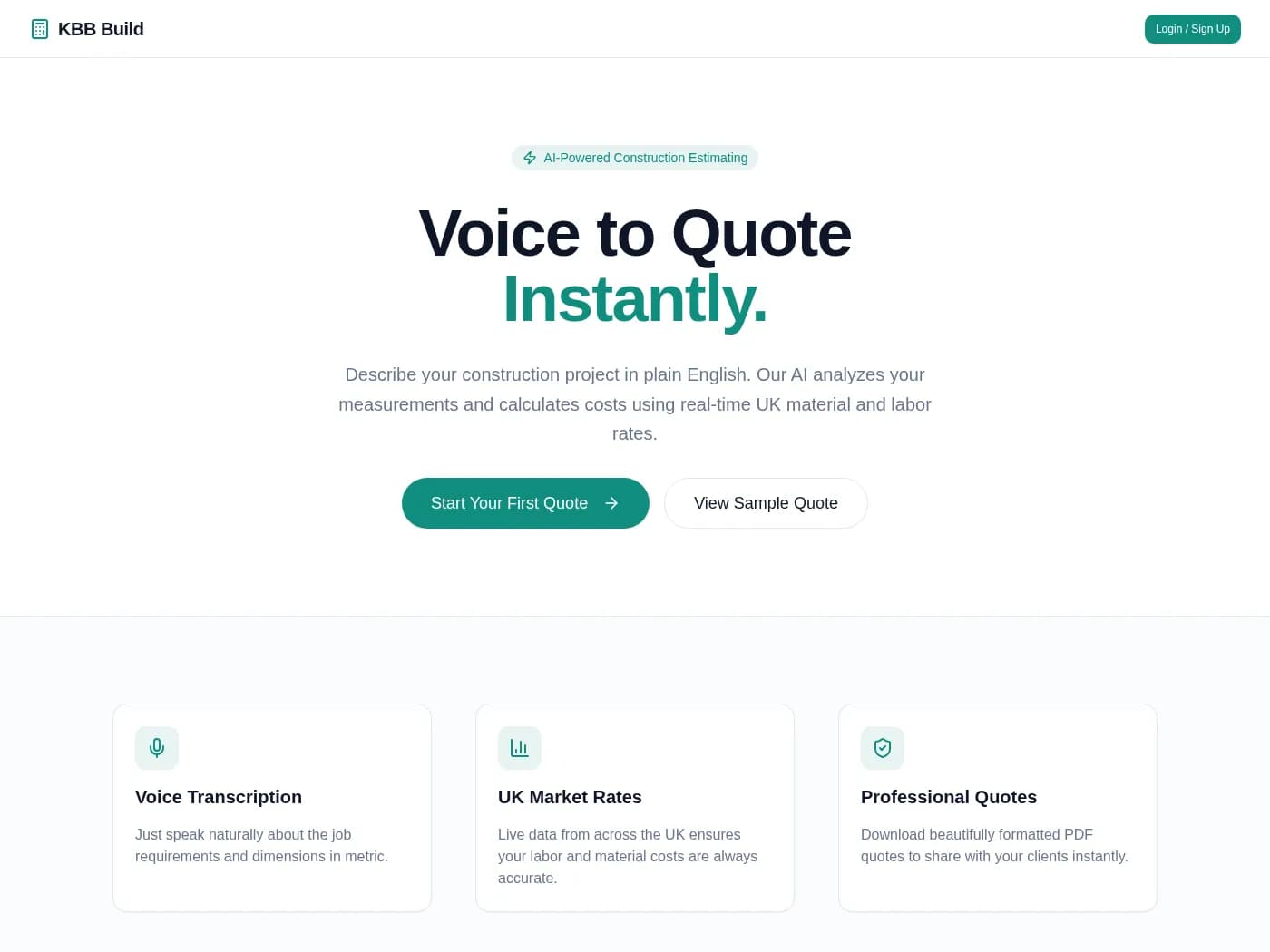 KBB Build AI Quotes