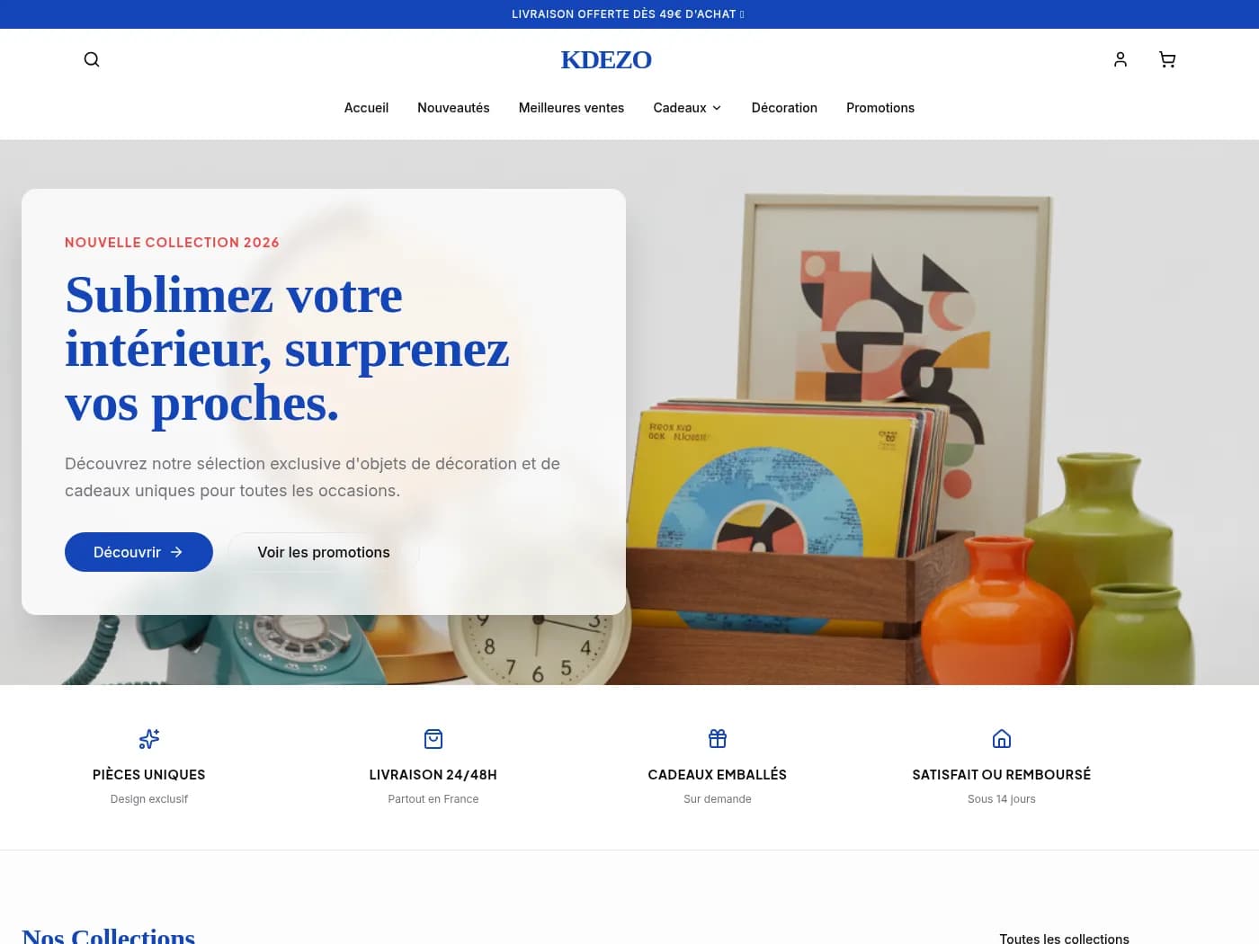 Kdezo Web Clone