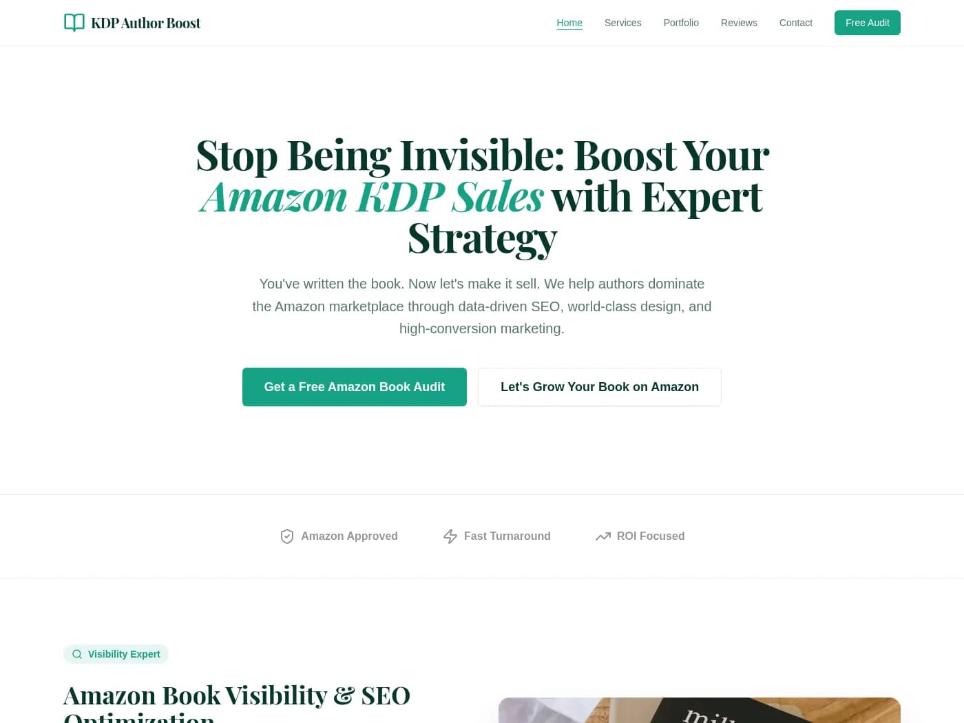 KDP Author Boost Site