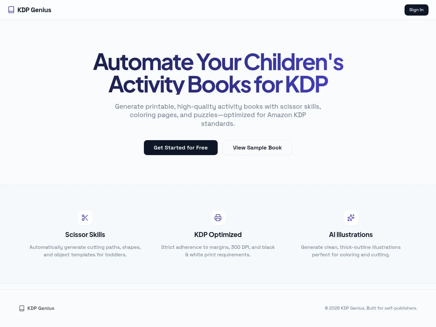 KDP Activity Book Generator