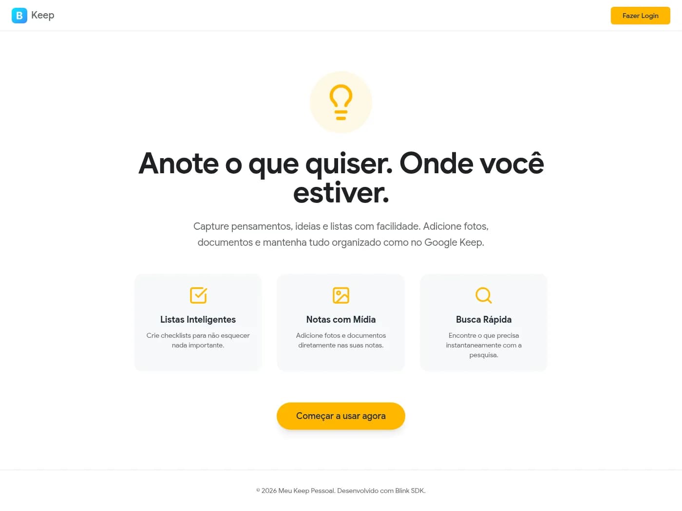 Meu Keep Pessoal